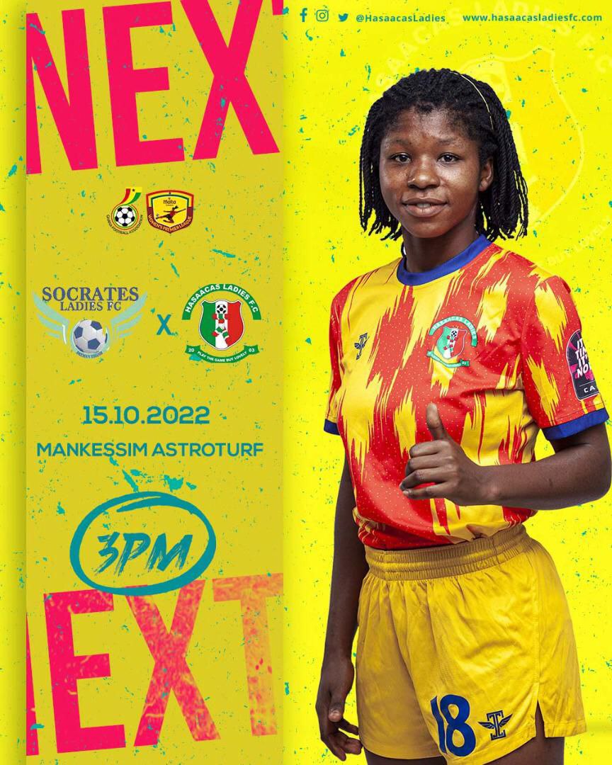 Essiam Socrates V Hasaacas Ladies: Preview, Kick-Off Time and Coverage ...